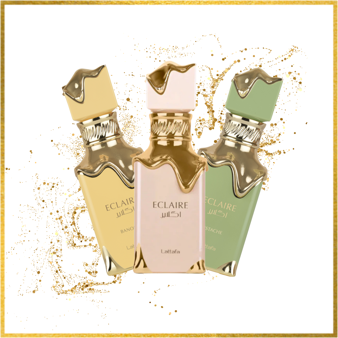 Lattafa Eclaire Discovery Set | Original, Pistache & Banoffi Samples ...